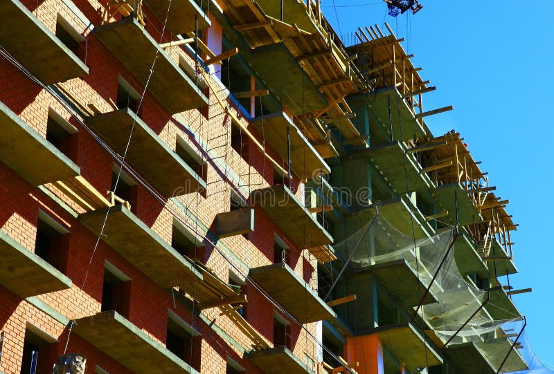 House under construction stock image. Image of eastern - 15948557