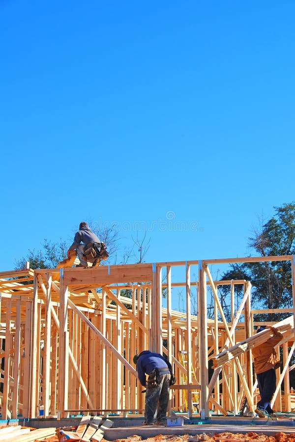 House Under Construction stock photo. Image of subdivision - 1838076