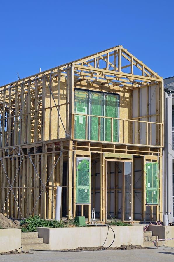 House Home Under Construction Stock Photo - Image of realtor, multi ...