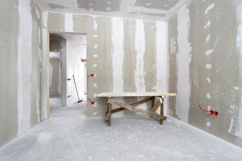 Unfinished Home Interior stock image. Image of interior - 14175471