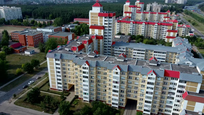 New Residential Complex Under Construction Area with a Developing ...