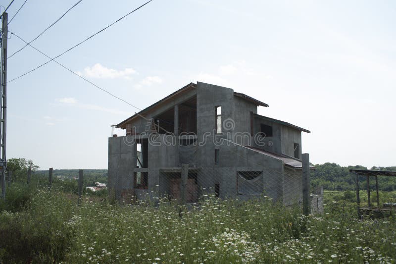 House under construction stock image. Image of labor - 38681725