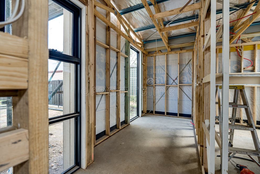 House Undergoing Internal Renovation and Extension Editorial Stock ...