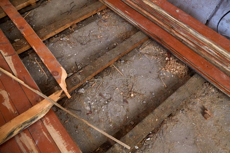 The House is Undergoing Renovation Work To Replace the Old Wooden ...