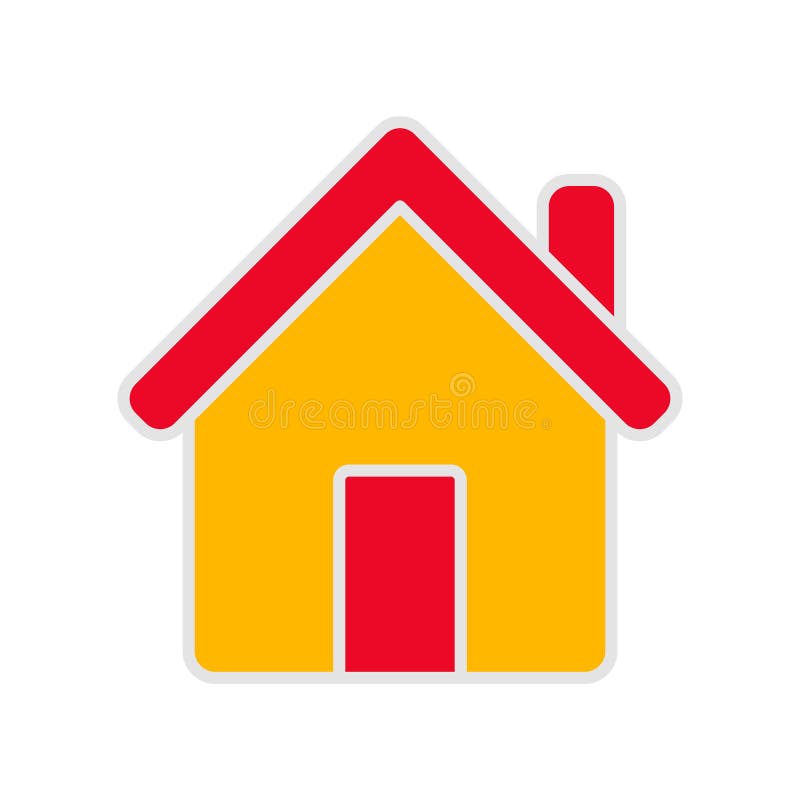 House Vector Line Art Illustration, Nice Little Hut Vector Stock Vector ...