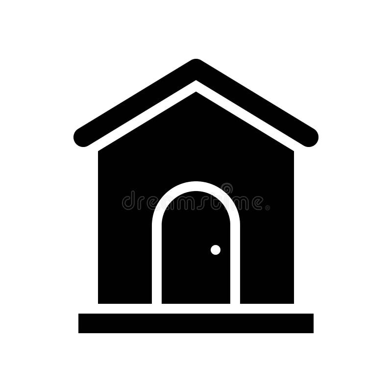 House Vector, Social Media Solid Style Icon Stock Vector - Illustration ...