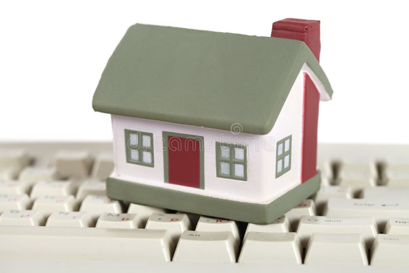 House and white keyboard stock image. Image of keyboard - 46269967