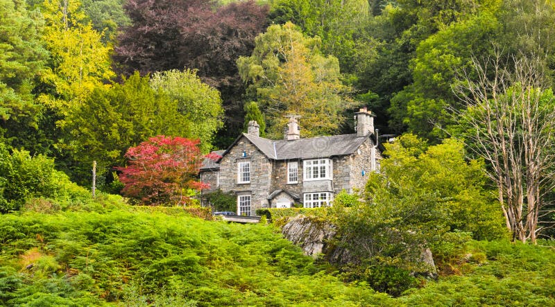 A house in Windermere stock image. Image of green, nature - 27554639