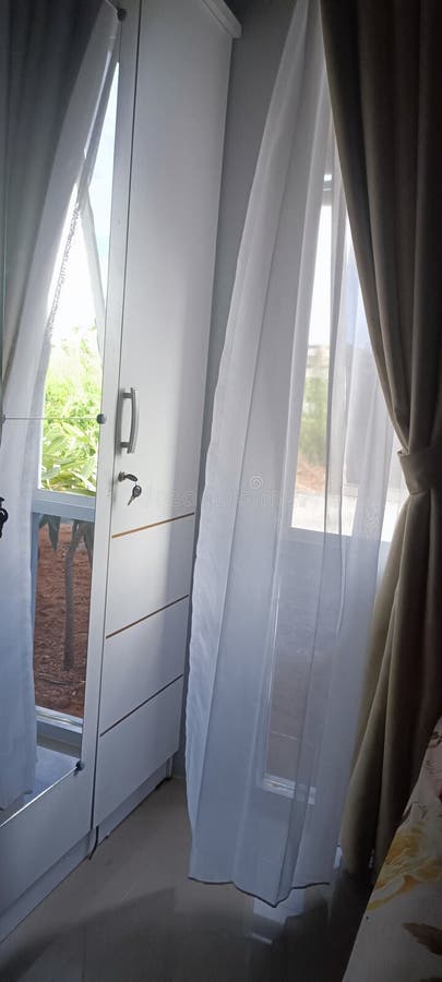 House Window during the Day and Windy Stock Image - Image of windy ...