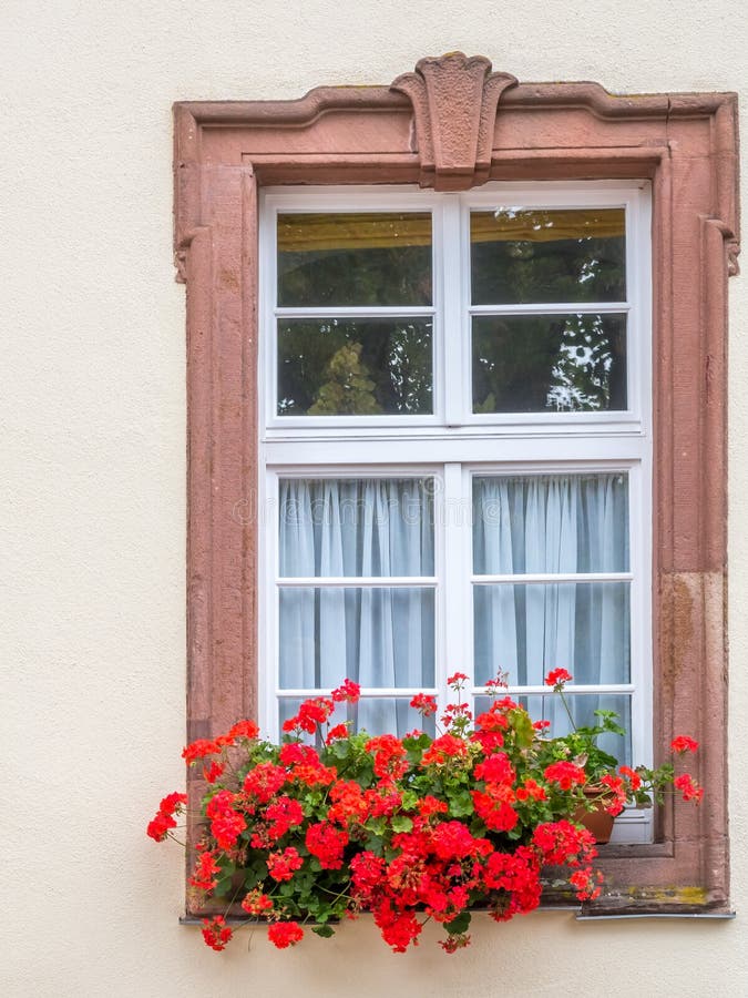 House window in Germany stock image. Image of window - 81276203