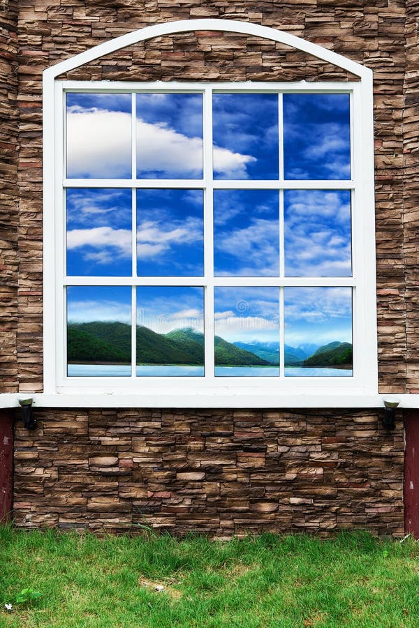 House windows and sky stock photo. Image of agent, cloudscape - 40805216