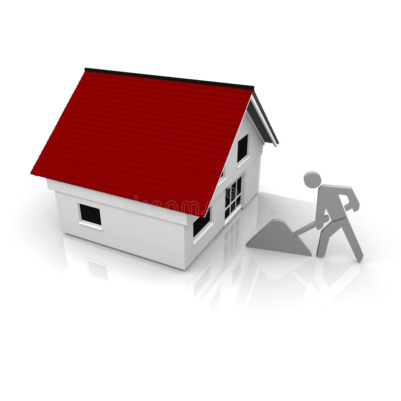 House worker stock illustration. Illustration of tool - 31196402