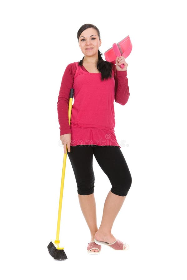 House working stock photo. Image of floor, home, adult - 8058454