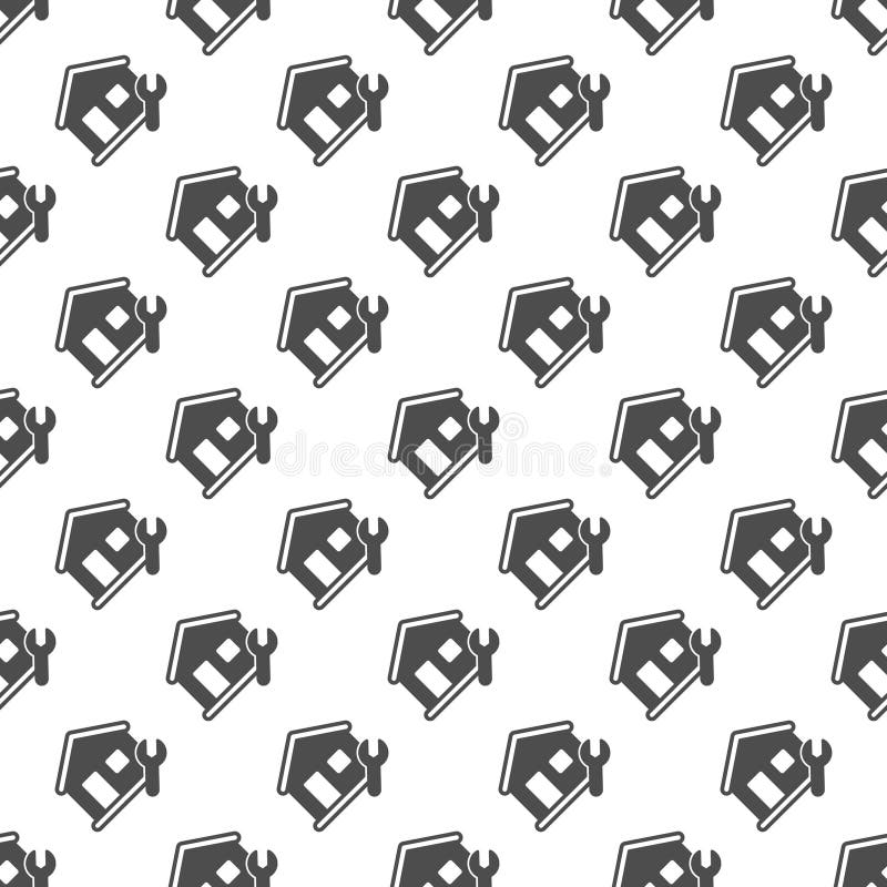 Home Repair Maintenance Logo House Wrench Illustration Stock Photos ...