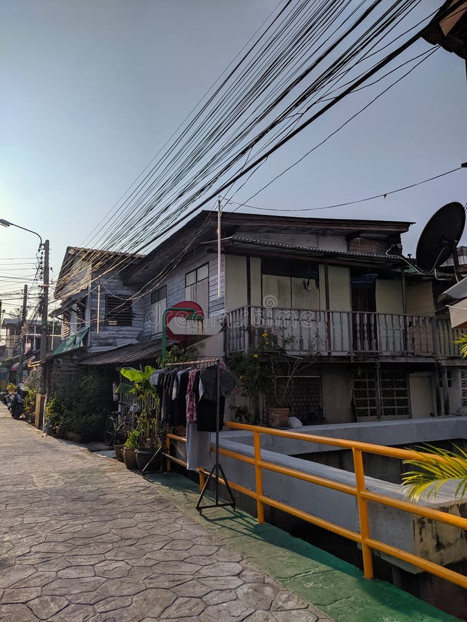 The housea at the town stock image. Image of downtown - 241129521