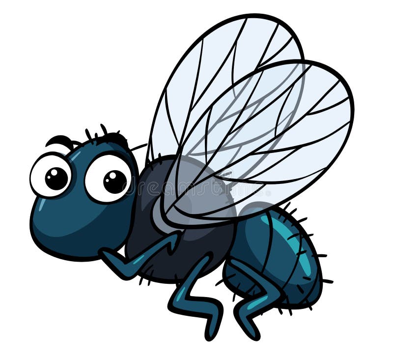 Cute Housefly Stock Illustrations – 666 Cute Housefly Stock ...