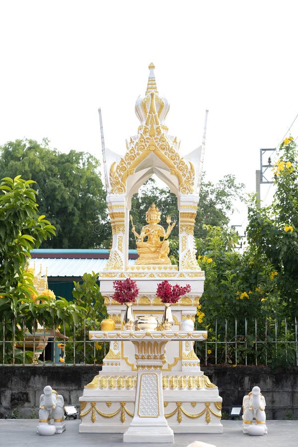 Household Brahmin god stock image. Image of traditional - 277498665