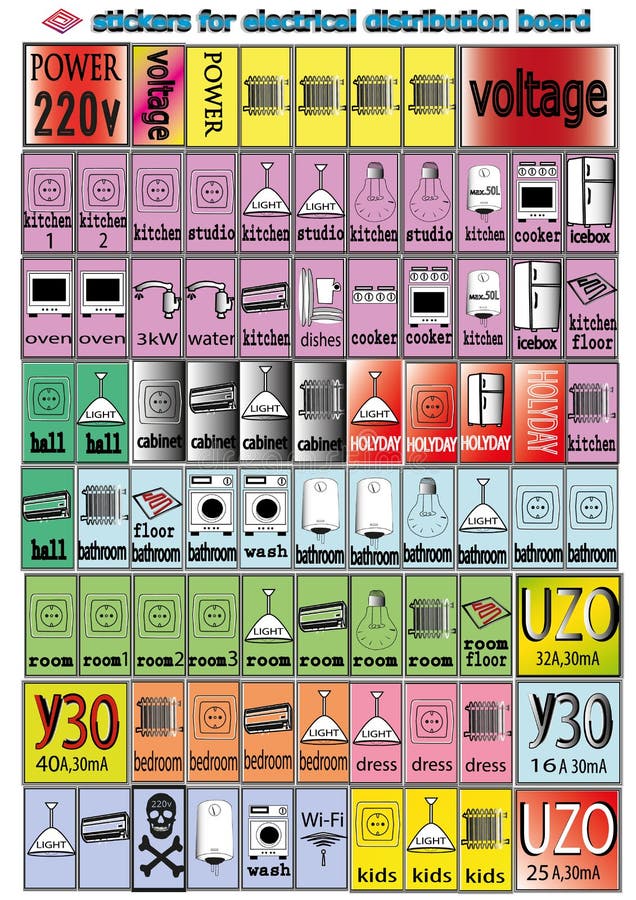 Appliances Stickers Stock Illustrations – 231 Appliances Stickers Stock ...