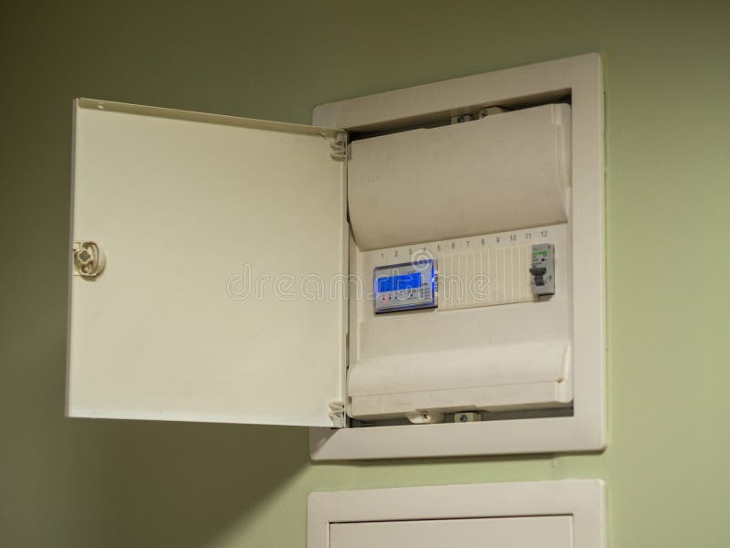 Household Electrical Distribution Box with Electronic Electricity Meter ...