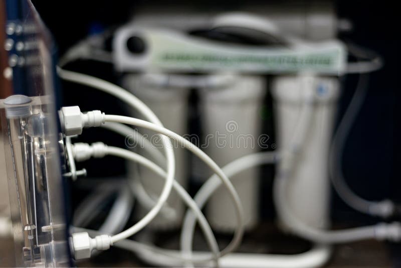 Household Fresh Water Purification System, Fine and Deep Filter Stock ...