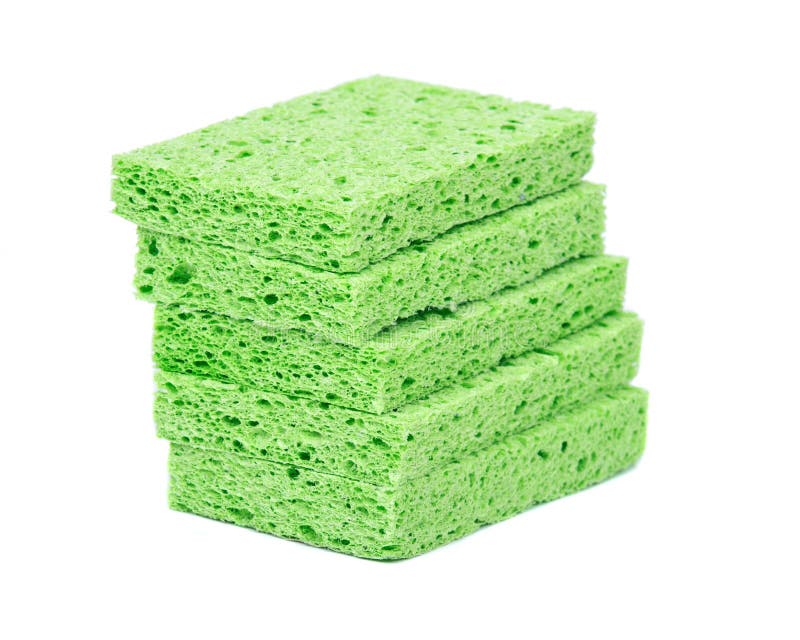 Household green sponges stock photo. Image of bath, bathing - 68763194