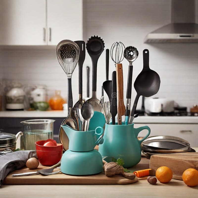 Household Items, Kitchen Utensils Stock Illustration - Illustration of drink, furniture: 383195111