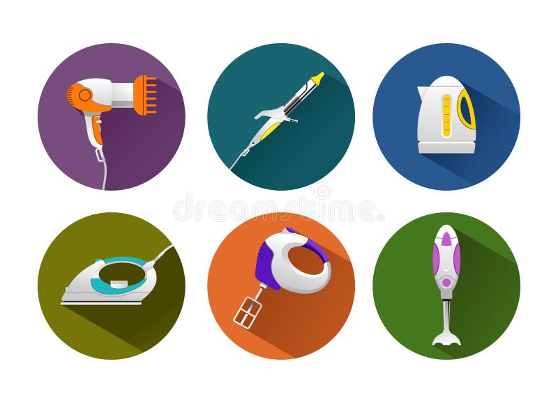 Household machines stock vector. Illustration of household - 48833134