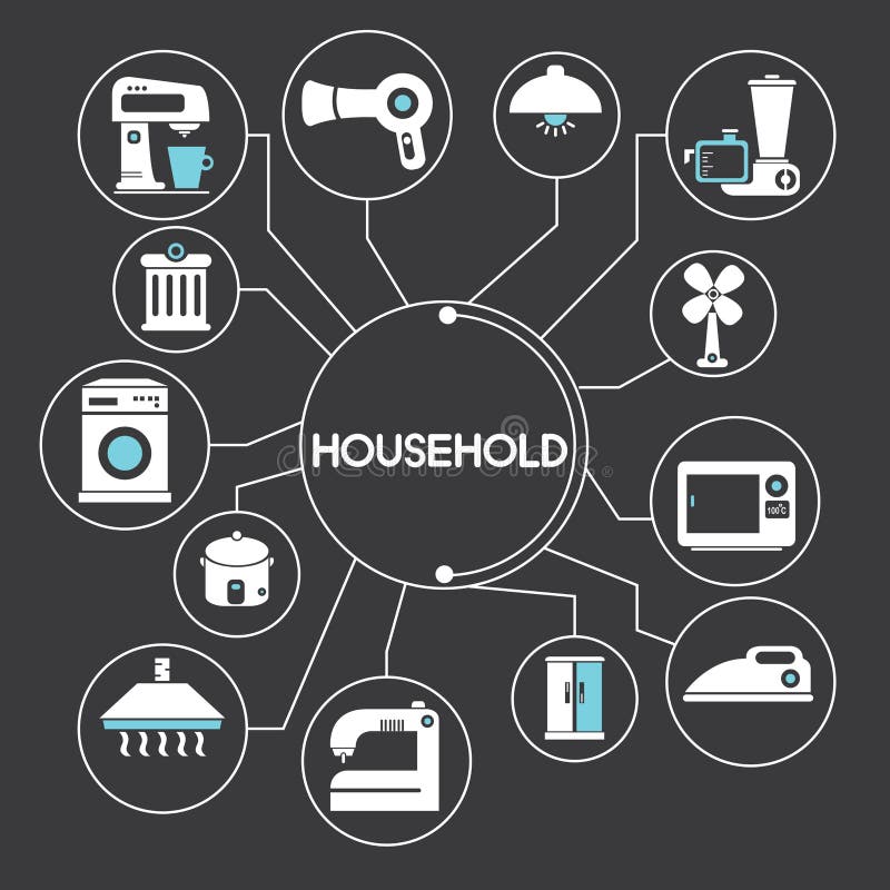 Household stock illustration. Illustration of mapping - 36966411