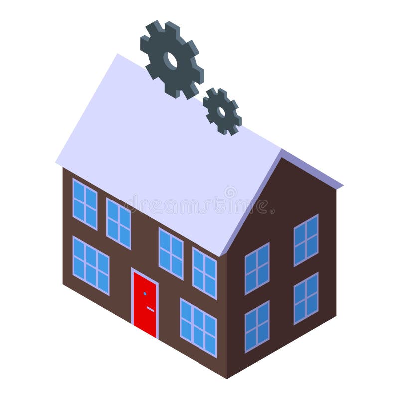 Household Service Icon Isometric Vector. House Cleaner Stock Vector ...