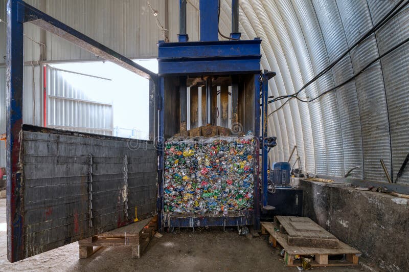 Waste Sorting and Recycling Plant. Loader and Grab Crane are Handling ... Waste Sorting and Recycling Plant. Loader and Grab Crane are Handling ...