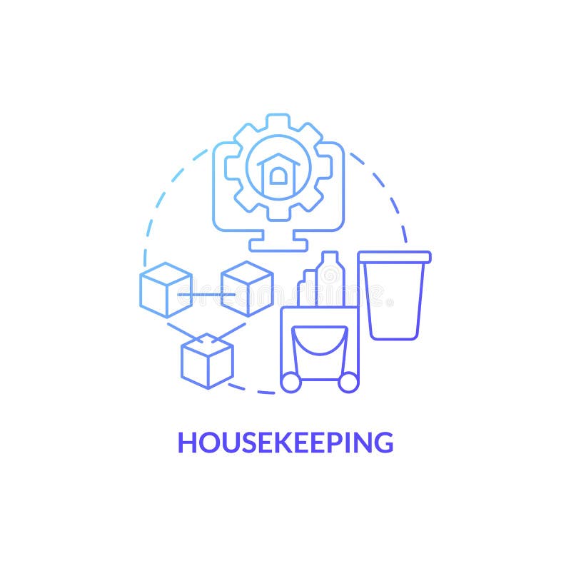 Housekeeping Management Stock Illustrations – 405 Housekeeping ...