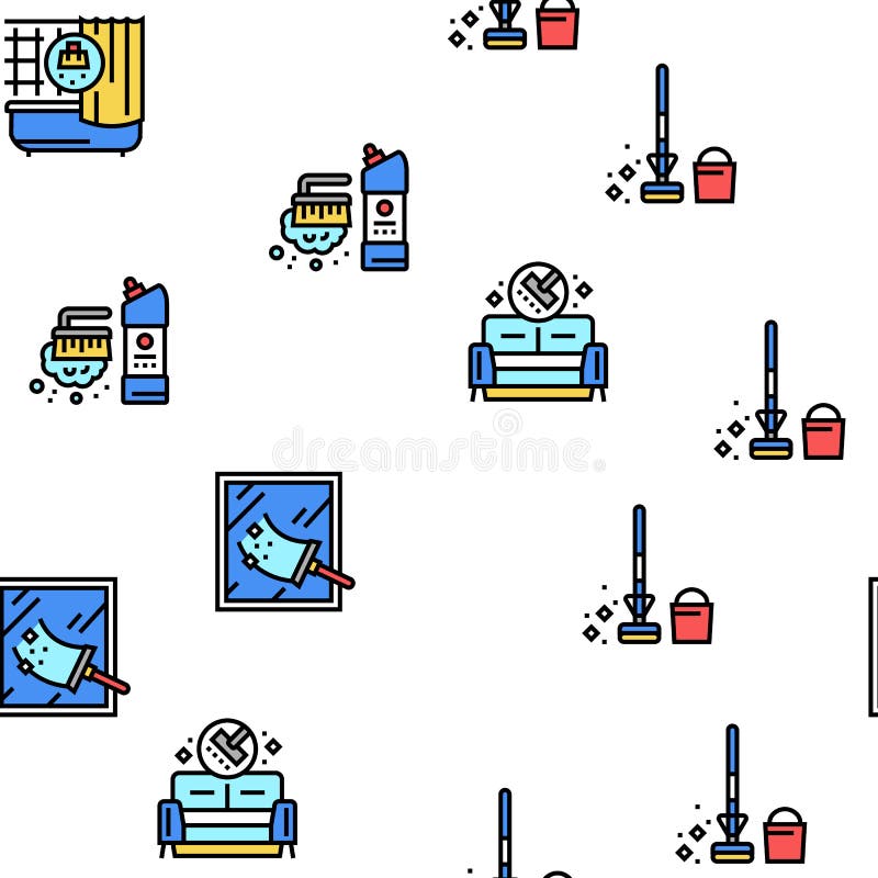 Housekeeping Pictograms Stock Illustrations – 99 Housekeeping ...