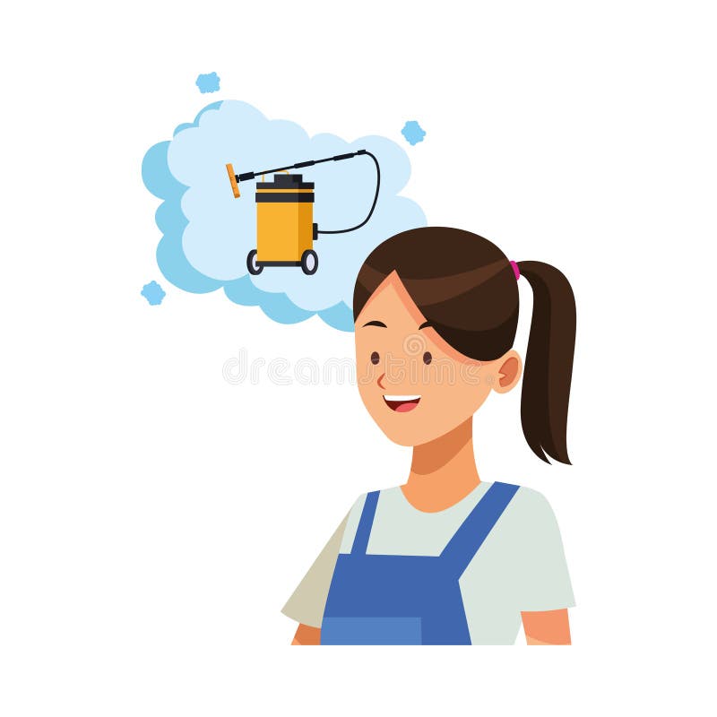 Cleaner Thinking Stock Illustrations – 180 Cleaner Thinking Stock ...