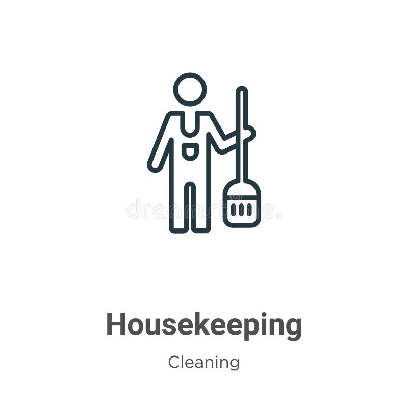 Housekeeping vector logo stock vector. Illustration of cartoon - 166957150