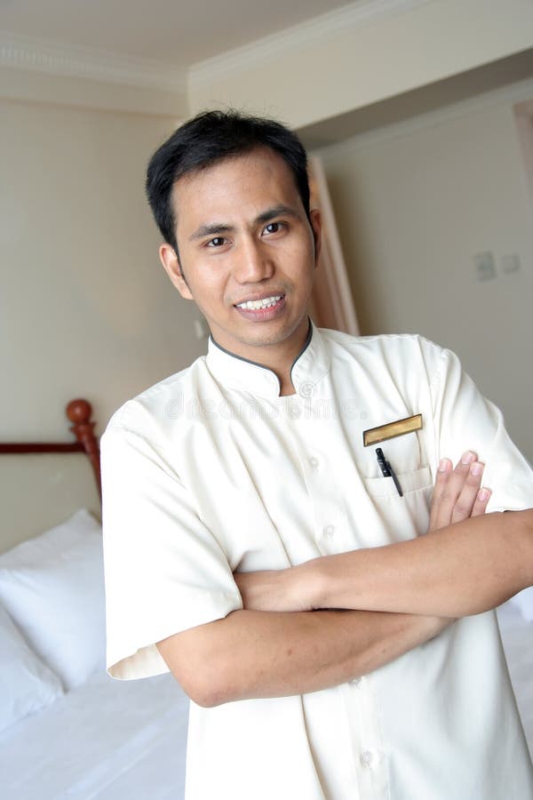 Housekeeping or room boy stock image. Image of people - 5310325