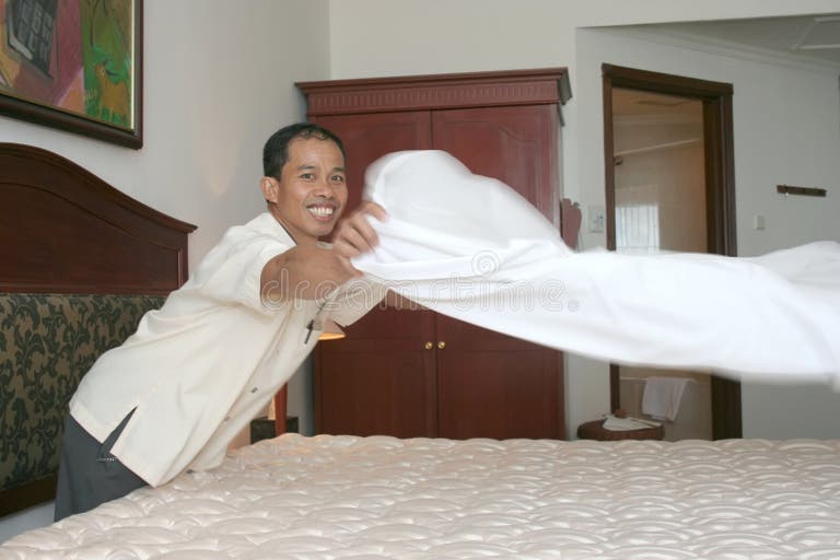 Housekeeping or Room Boy Staff Stock Image - Image of housekeeping ...