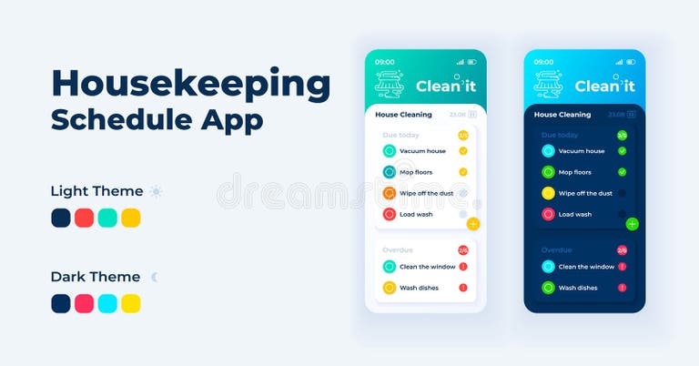 Housekeeping List Stock Illustrations – 156 Housekeeping List Stock ...