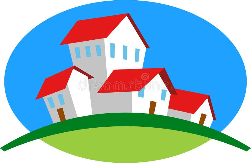 Residential Area,houses.Vector Stock Vector - Illustration of house ...