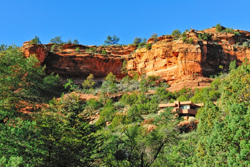 Houses in Arizona Mountains Stock Photo - Image of peace, homes: 8427988