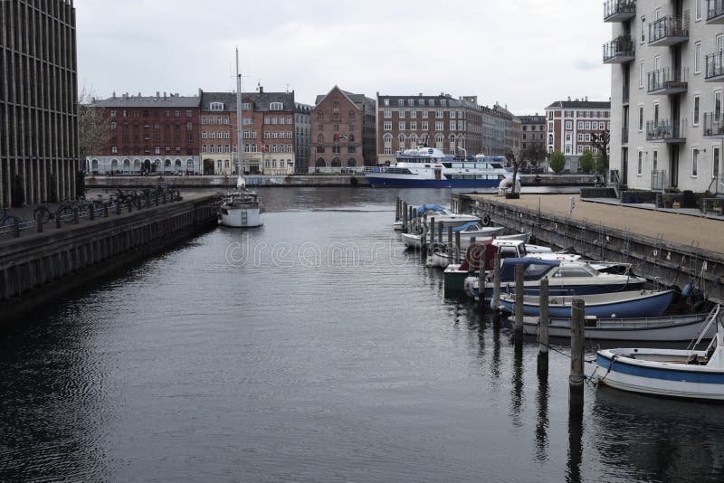 Boats on the River in Copenhagen Editorial Image - Image of tourism ...