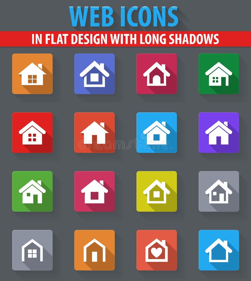 Houses icons set stock vector. Illustration of roof - 142525881 Houses icons set stock vector. Illustration of roof - 142525881