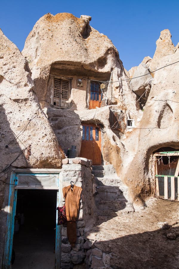 Houses of Kandovan , Ancient Iranian Cave Village in the Rocks , Near ...