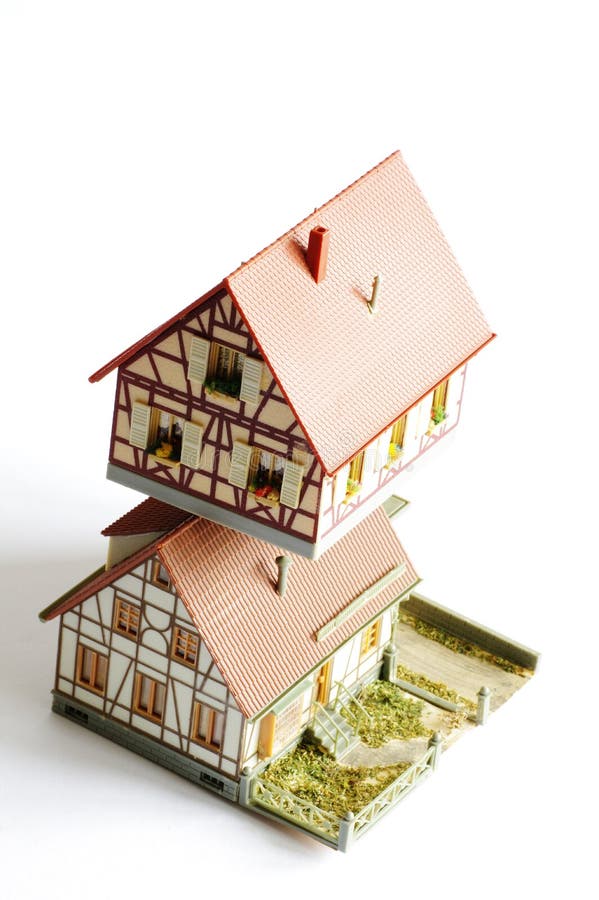 Houses Miniature Model Toy 3 Stock Image - Image of background ...