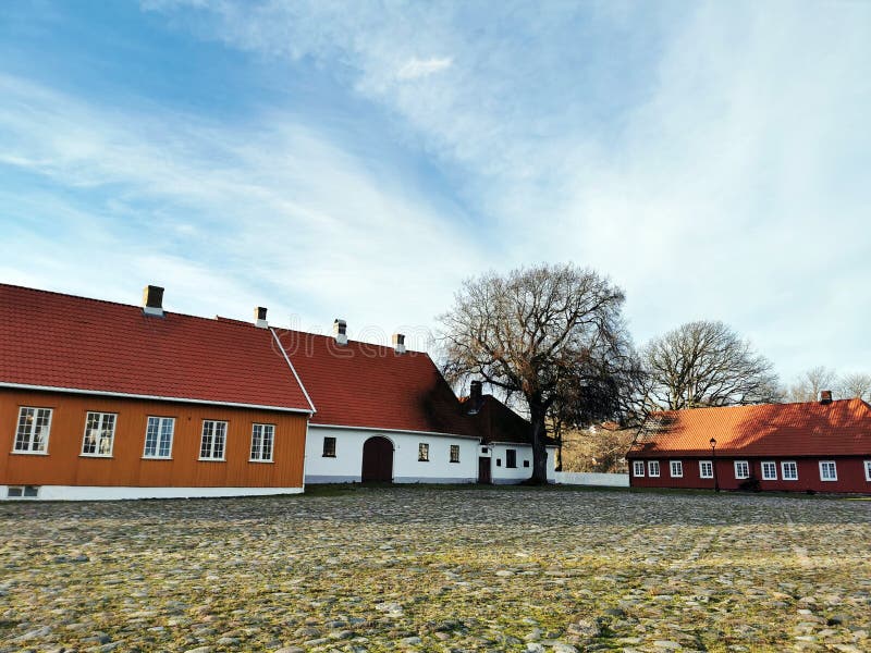 Houses in a Ranch Captured during the Daytime in Norway Stock Photo ...