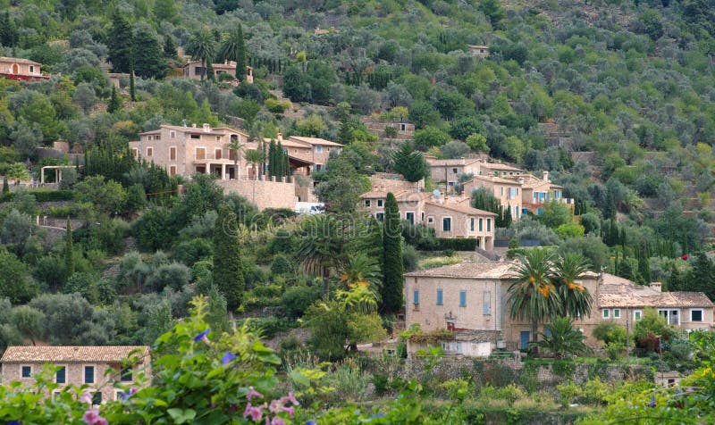 Houses Spain stock image. Image of colorful, homes, hillside - 16759307