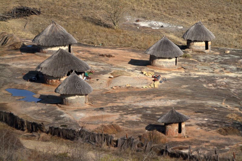 Houses and Villages in Zimbabwe Stock Photo - Image of building ...