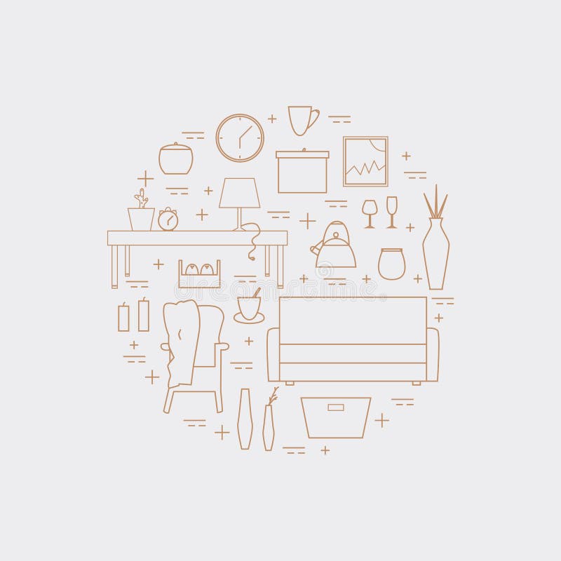 Houseware Icon Set Stock Illustrations – 76 Houseware Icon Set Stock ...