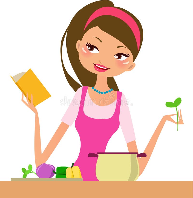Mother Cooking Stock Illustrations – 7,773 Mother Cooking Stock ...