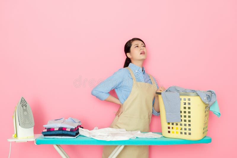Housewife Mom Feels Painful Stock Photo - Image of ironing, disease ... Housewife Mom Feels Painful Stock Photo - Image of ironing, disease ...