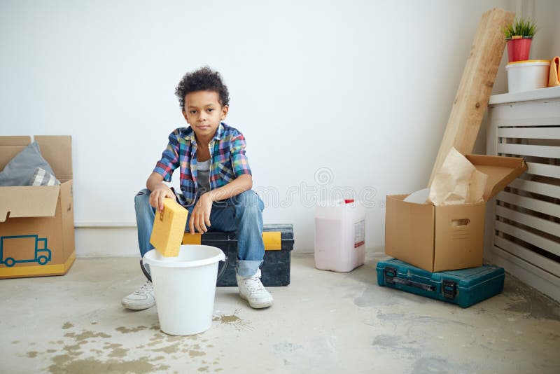 Housework stock photo. Image of homereconstruction, relocation - 86162998